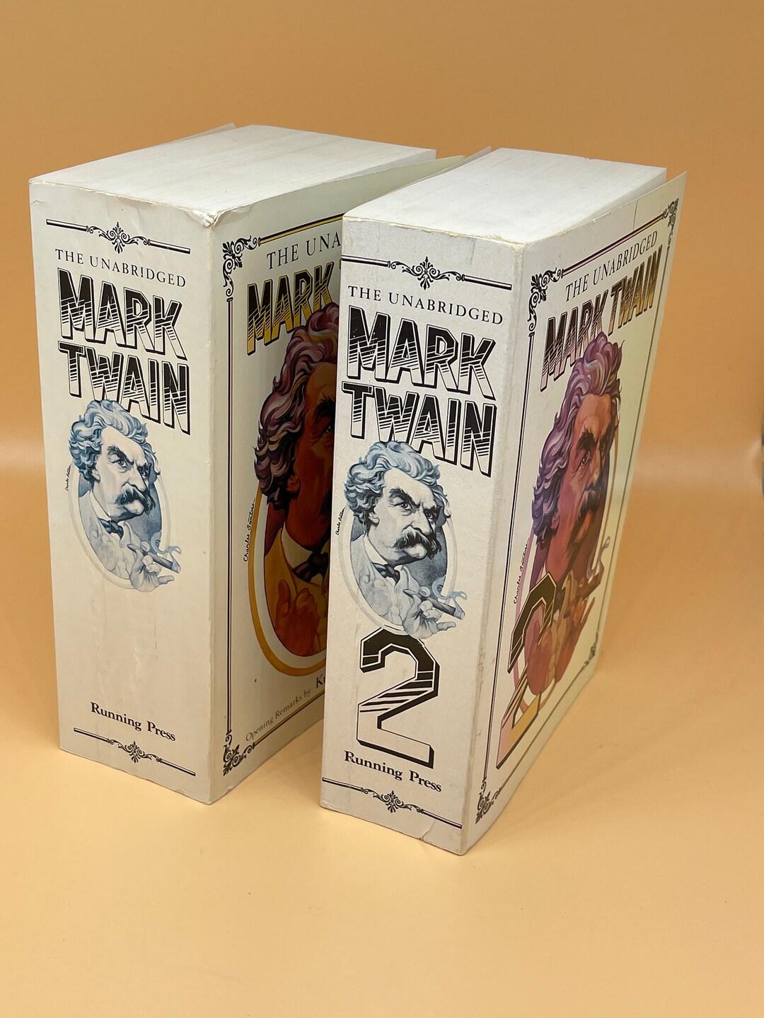 Classic Literature the Unabridged Mark Twain Two Volume Set, Paperback ...