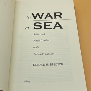 History Books at War at Sea Sailors and Naval Combat in the Twentieth ...