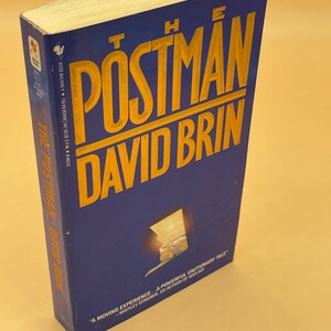 The Postman by David Brin 1986 Bantam Books MM Paperback Classic ...