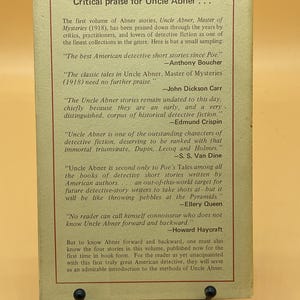 The Methods of Uncle Abner by Melville Davisson Post First Edition ...