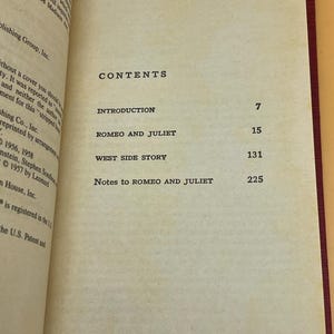Romeo and Juliet Together With West Side Story 1965 Dell Hardcover ...