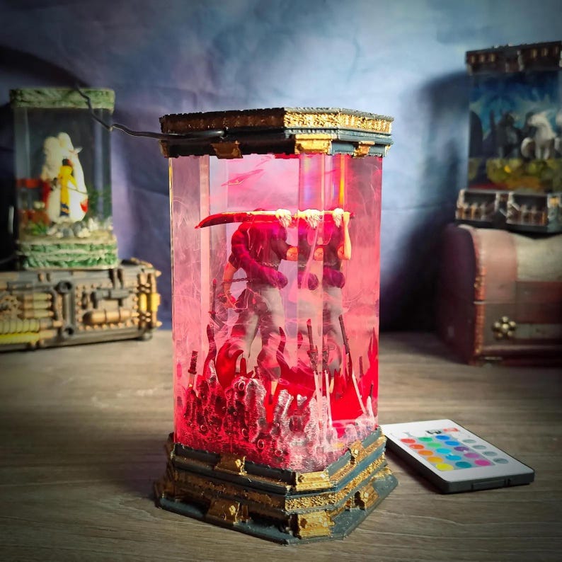 Jujutsu Kaisen Toji Fushiguro Resin Lamp, LED Anime Night Light ...