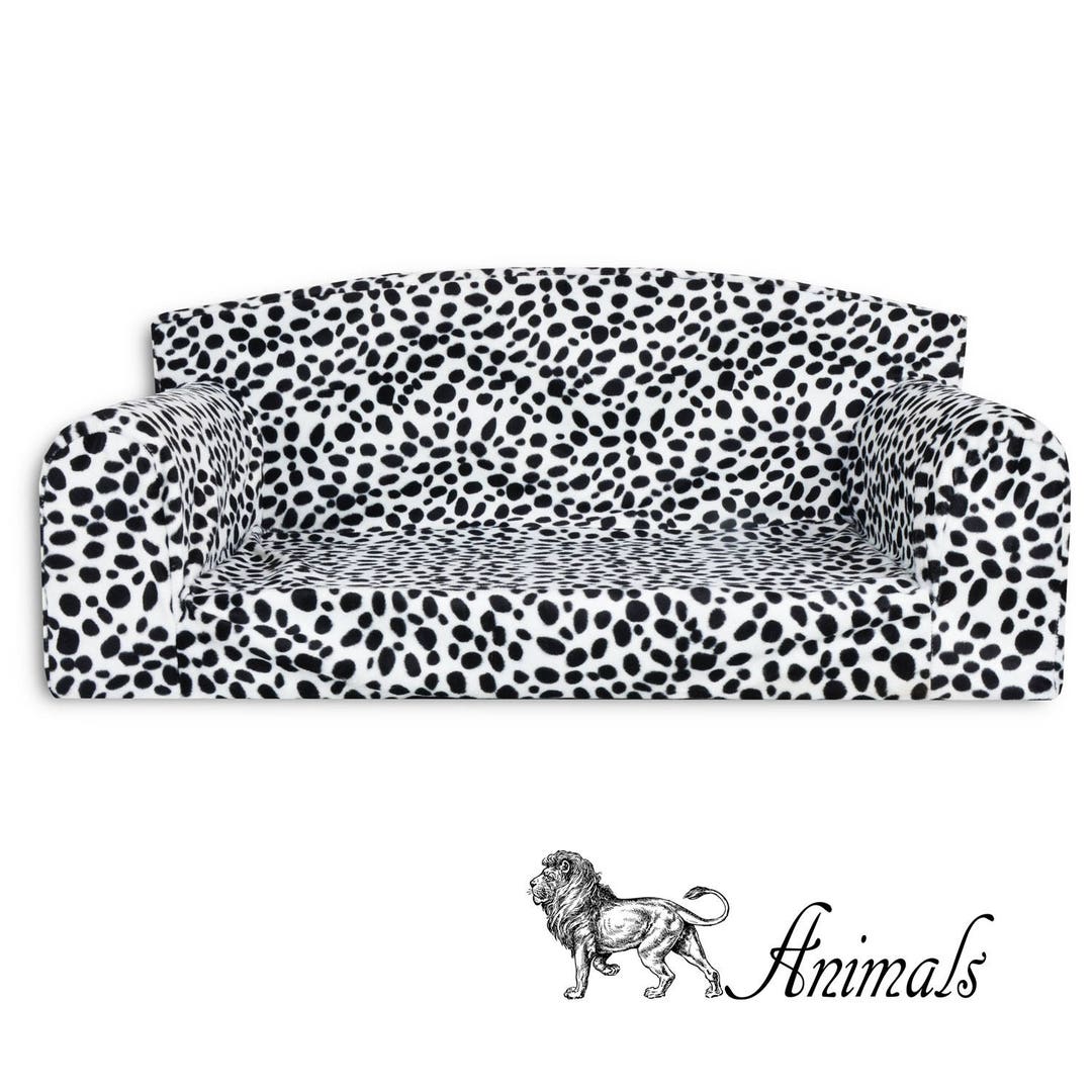 Animal Prints - Dalmation Pet Sofa. Dog & Cat Bunk. Cosy Settee. 3 ...