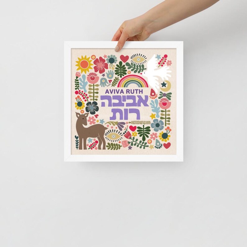 Baby Naming Ceremony Personalized Gift Brit Mila Brita Hebrew Name ...