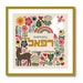 Custom Hebrew Name Original Art. Birthday Gift. Jewish Baby Boy and ...