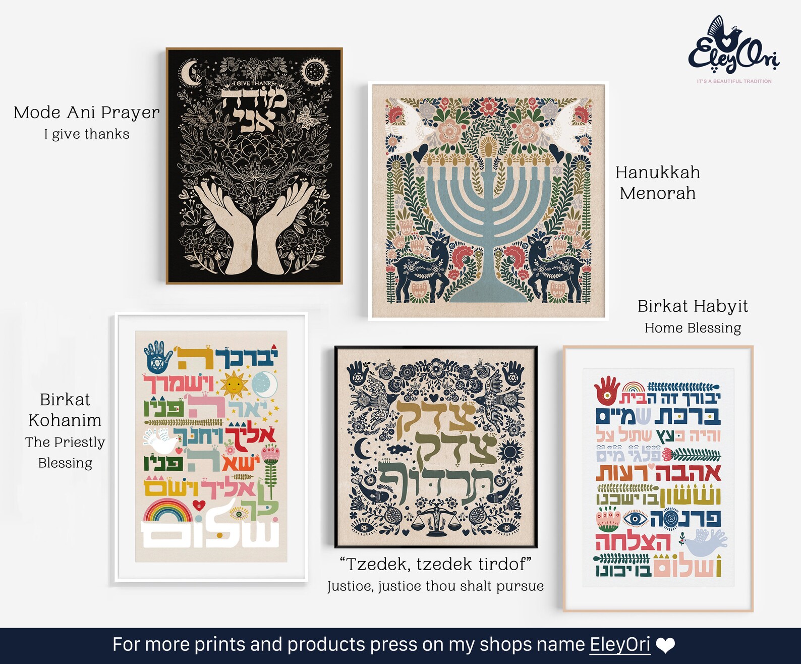 Priestly Blessing in Hebrew, Numbers 6:24-26, Bible Verse Wall Art ...