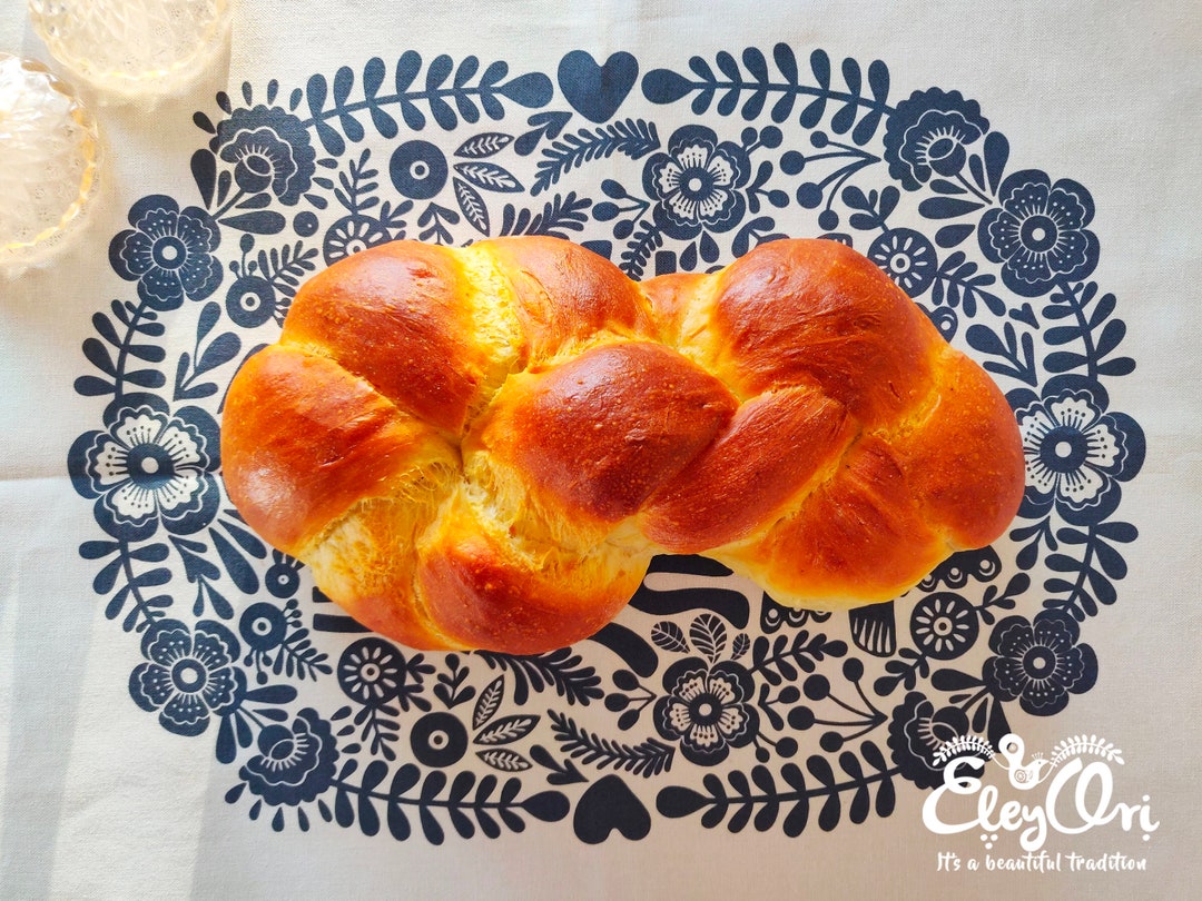 Shabbat Shalom Challah Cover and Table Placement Centerpiece for ...