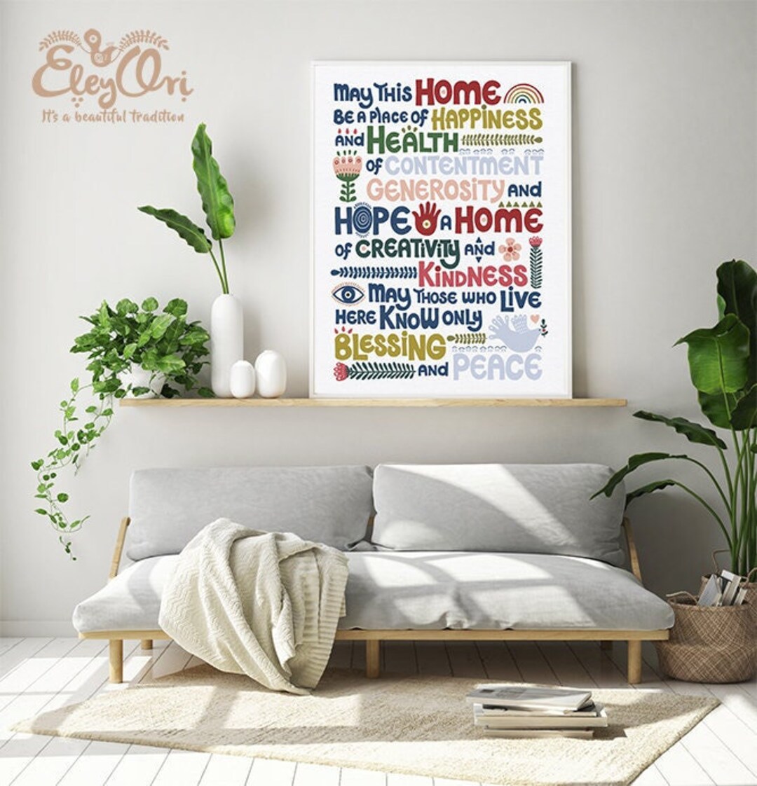 House Blessing, Housewarming Gift, Home Sweet Home, Blessings for Home ...