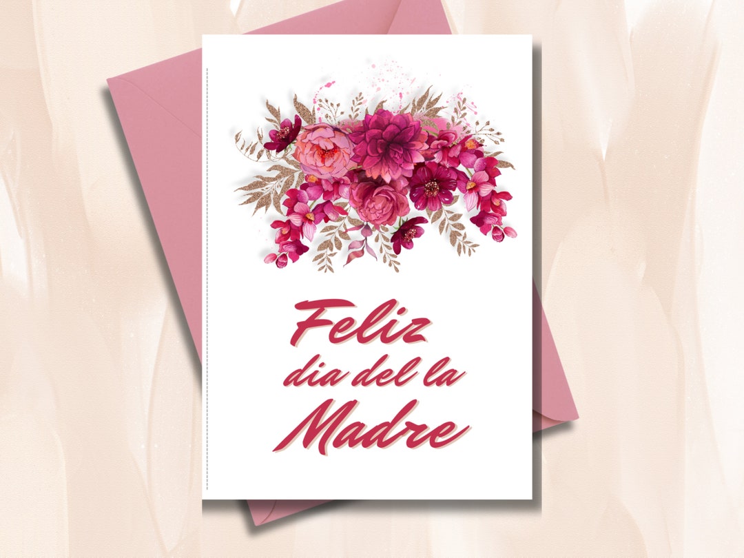 Feliz Dia De Las Madres, Mother's Day Card, Mother's Day, Sunflower ...