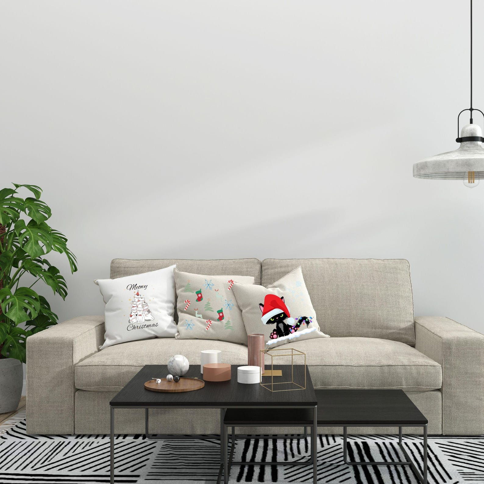 Grumpy Cat Christmas Lights PNG Sublimation Design Download, Christmas ...