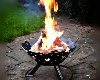 Fire Pit Star Design Hand Made Fully Welded Firepit - Etsy