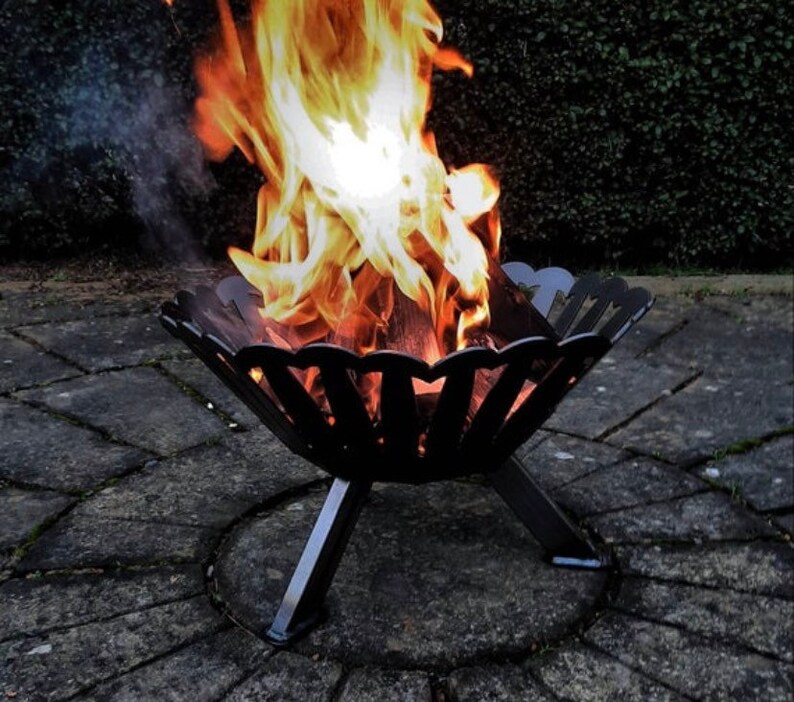 Fire Pit Star Design Hand Made Fully Welded Firepit - Etsy