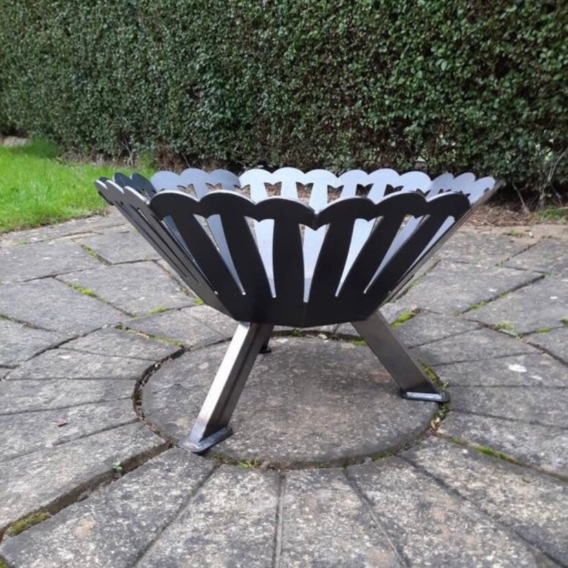 Fire Pit Star Design Hand Made Fully Welded Firepit - Etsy