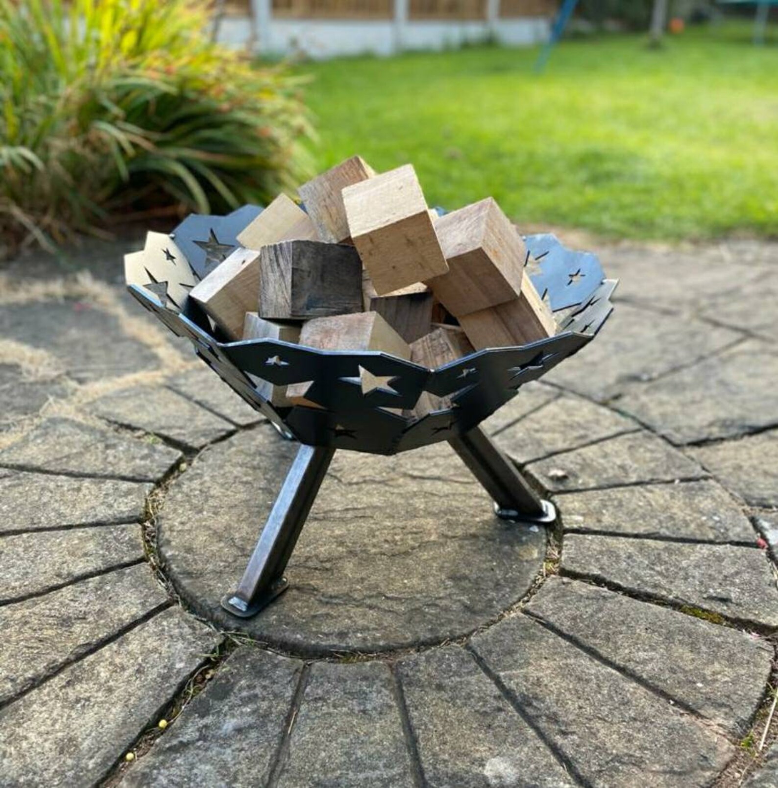 Fire Pit Star Design Hand Made Fully Welded Firepit - Etsy