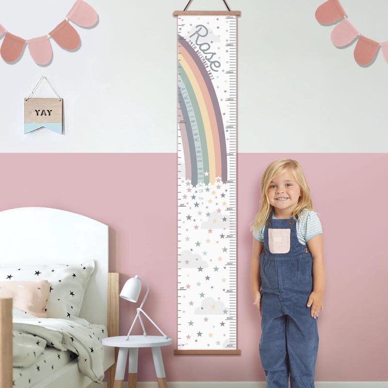 Growth Chart Girl - Etsy