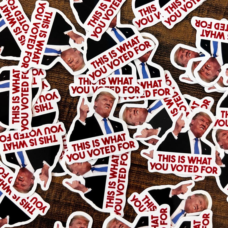 Trump Stickers I Did That - Etsy