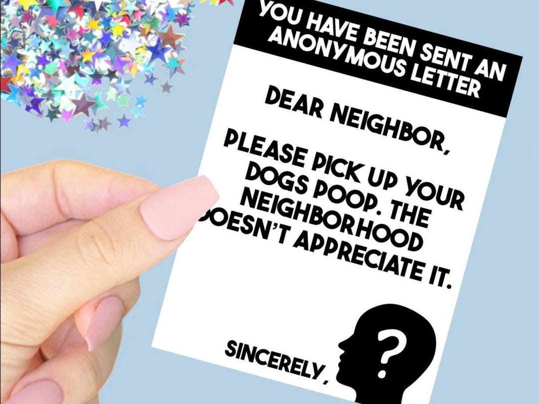 Mail an Anonymous Letter - Anon - Secret Letter - Prank - Love Letter ...