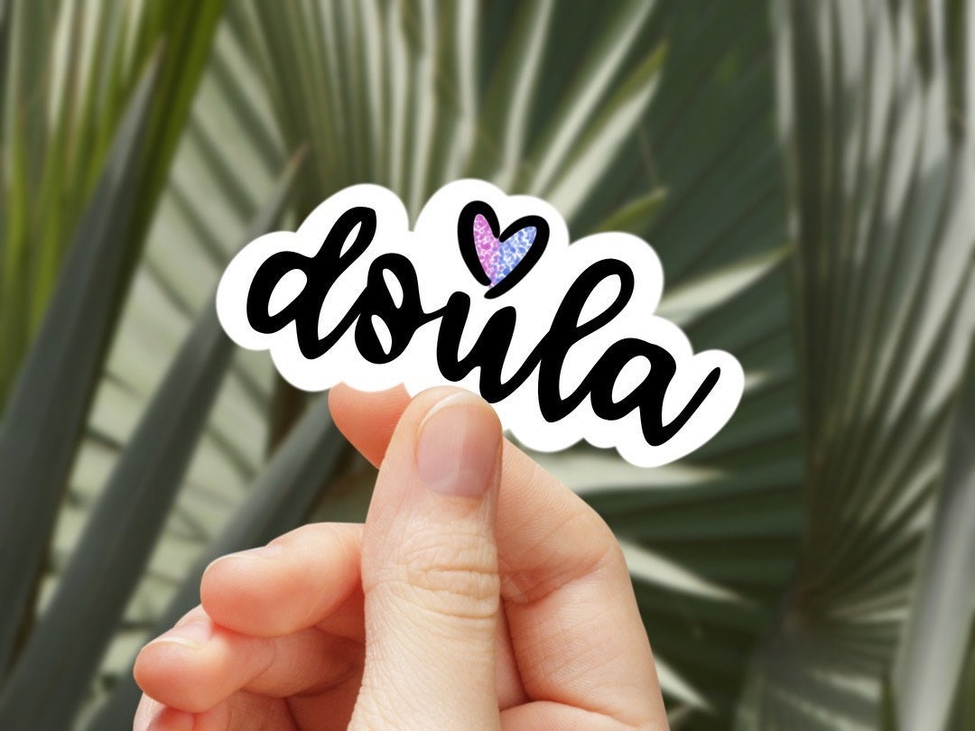 Doula - Childbirth - Sticker for Journal, Water Bottle, Phone, Laptop ...