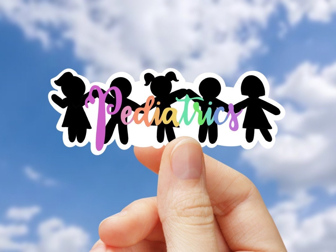 Pediatrics RN Pediatric Nurse Sticker for Water Bottle, Phone, Laptop ...