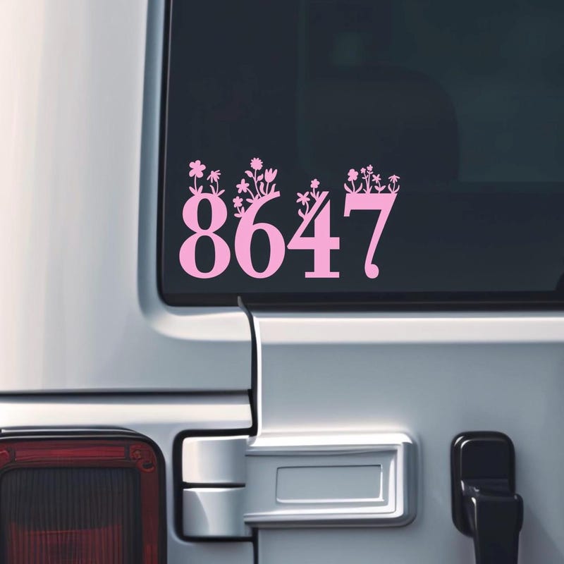 8647 Bumper Sticker - Etsy