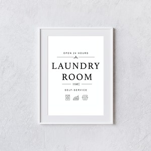 Laundry Room Printable Sign - Etsy