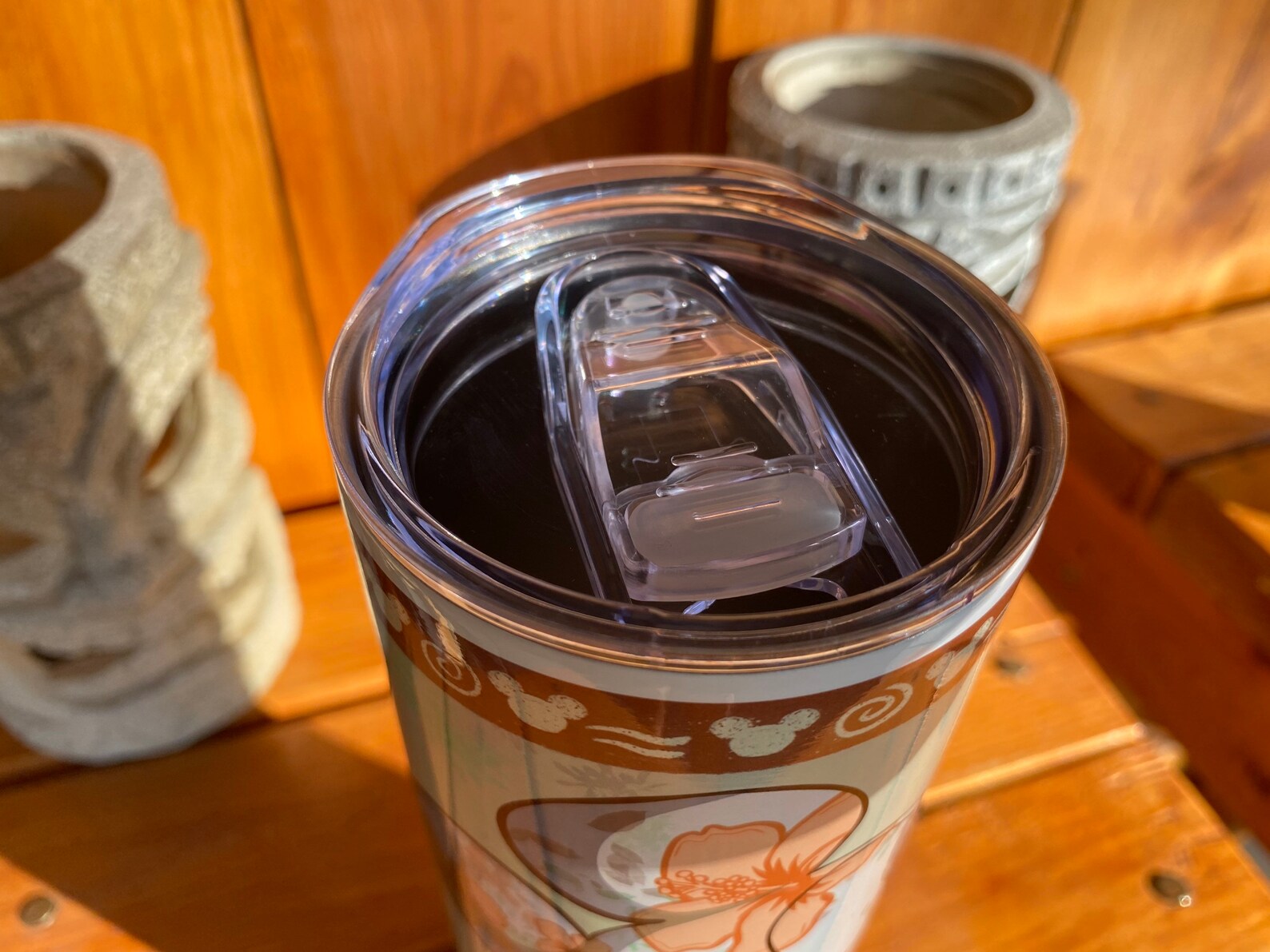 Hibiscus Mouse Tumbler Set Tiki Tropical Tumbler | Etsy