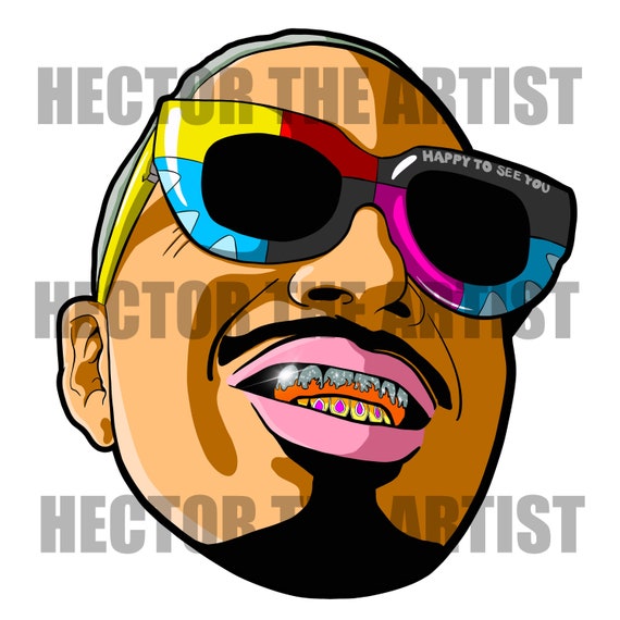 Reggaeton Head Png Sublimation Designs Digital Paper - Etsy