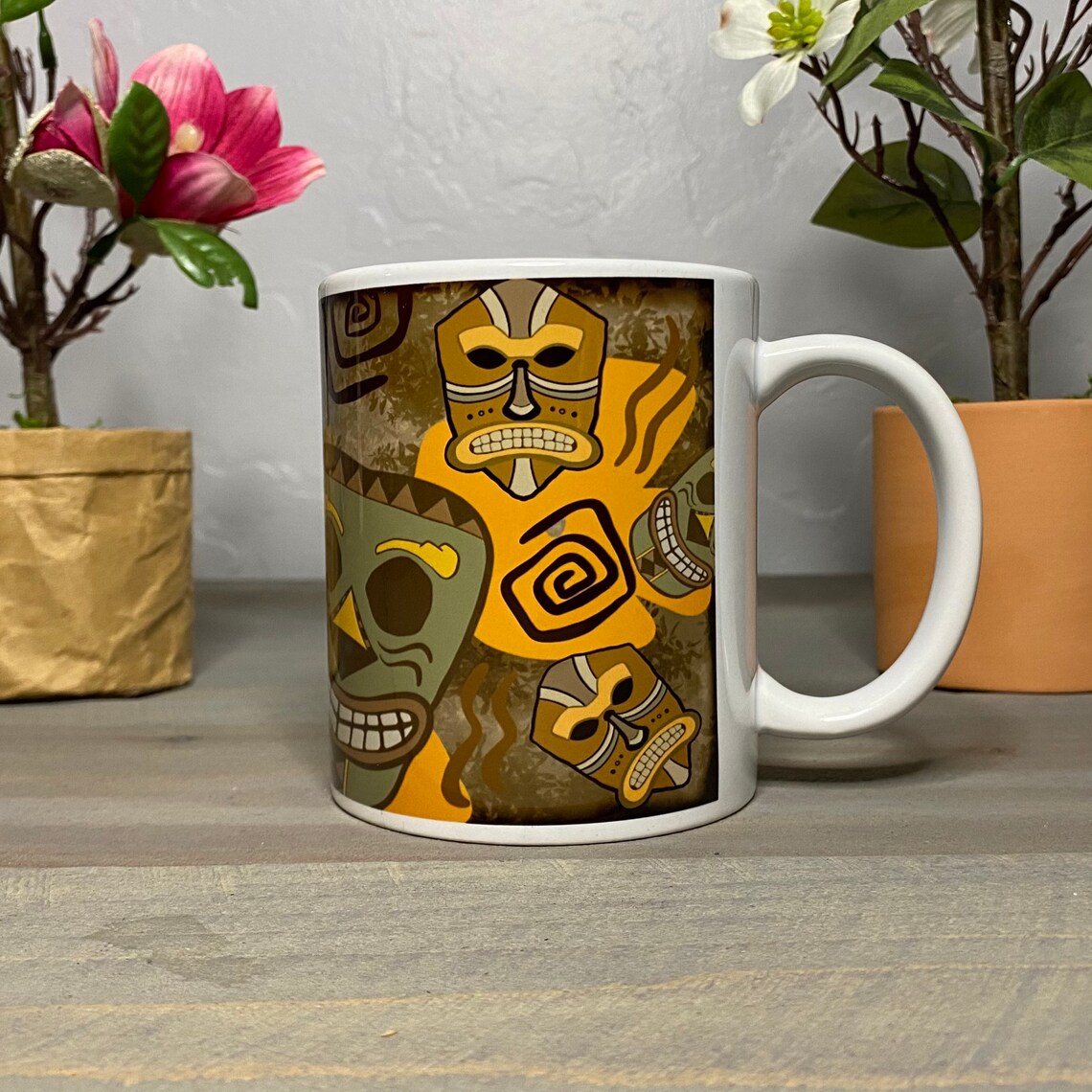 Tiki Tiki Mug Coffee Mug Mugs Tiki Cup Tiki Mug Mug - Etsy