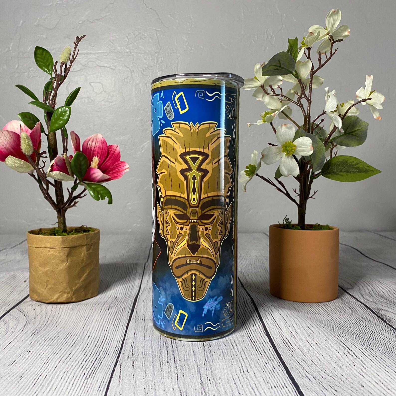 Tiki Monsters Tumbler Dracula Frankenstein Wolf Man Mons Tumbler Tiki ...