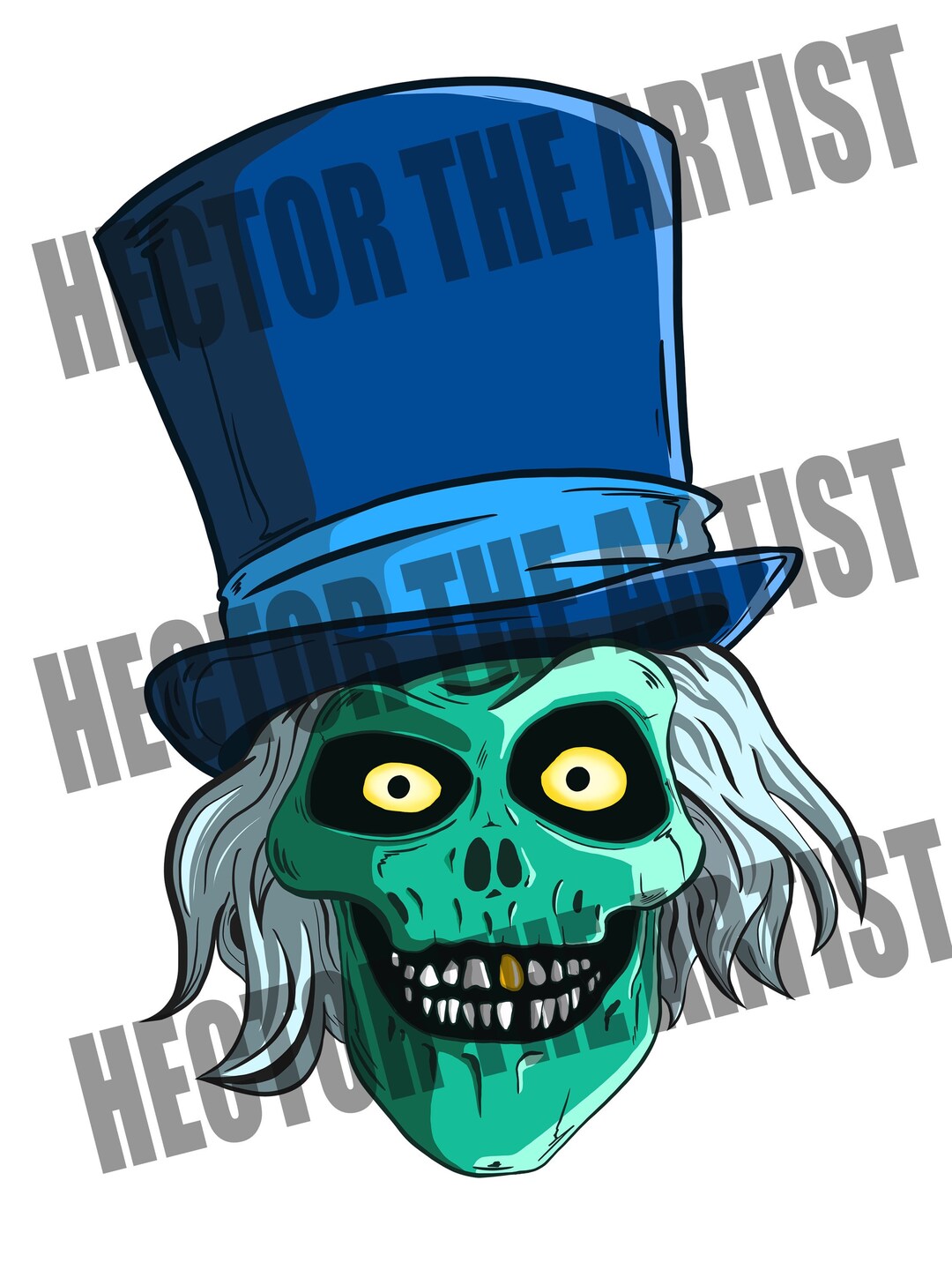 Hatbox Ghost HM PNG - Etsy