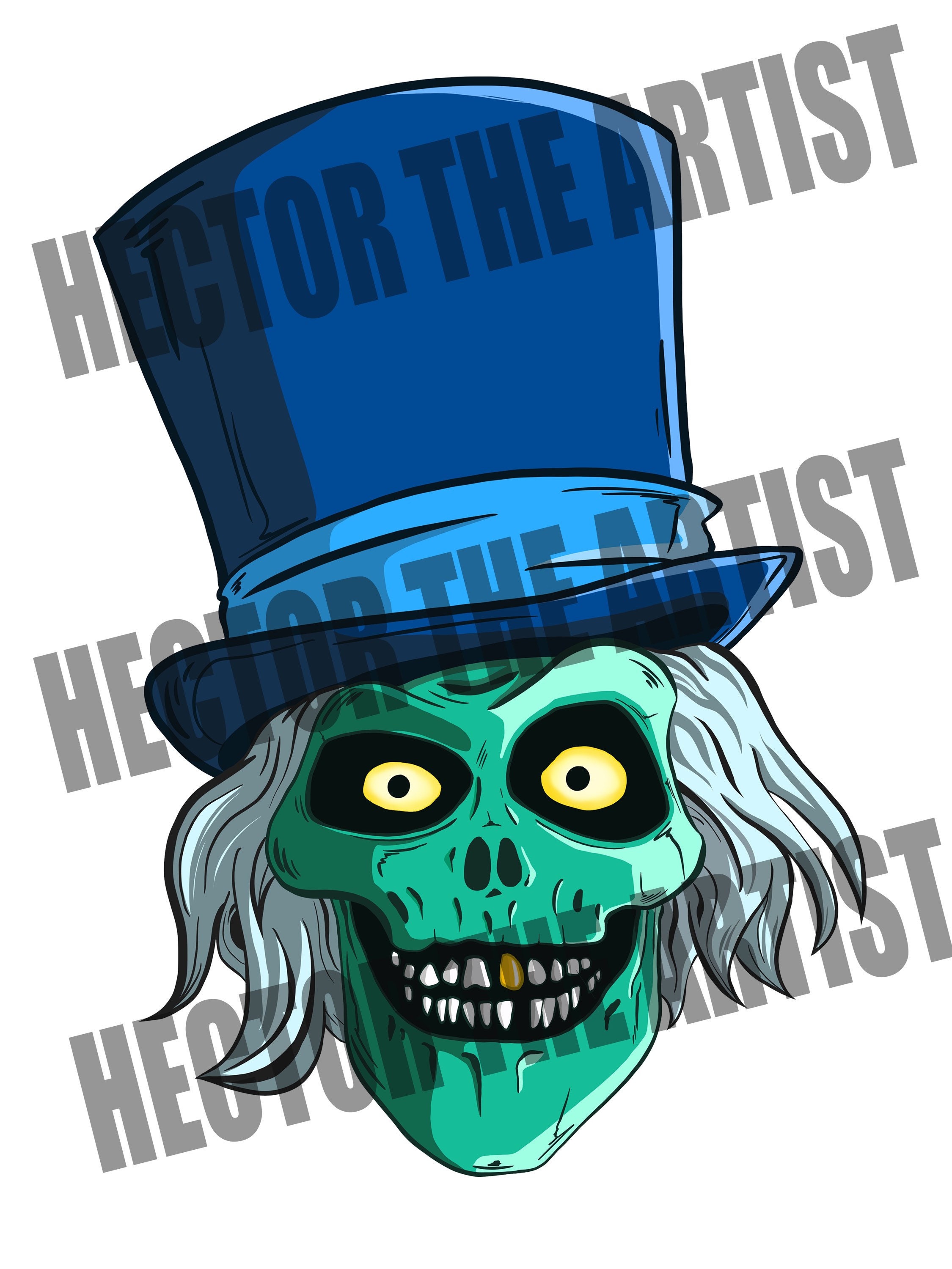 Hatbox Ghost HM PNG - Etsy
