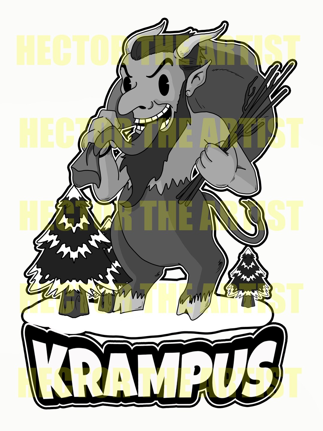 Krampus PNG | Sublimation PNG Designs | PNG | Sublimation | Digital ...