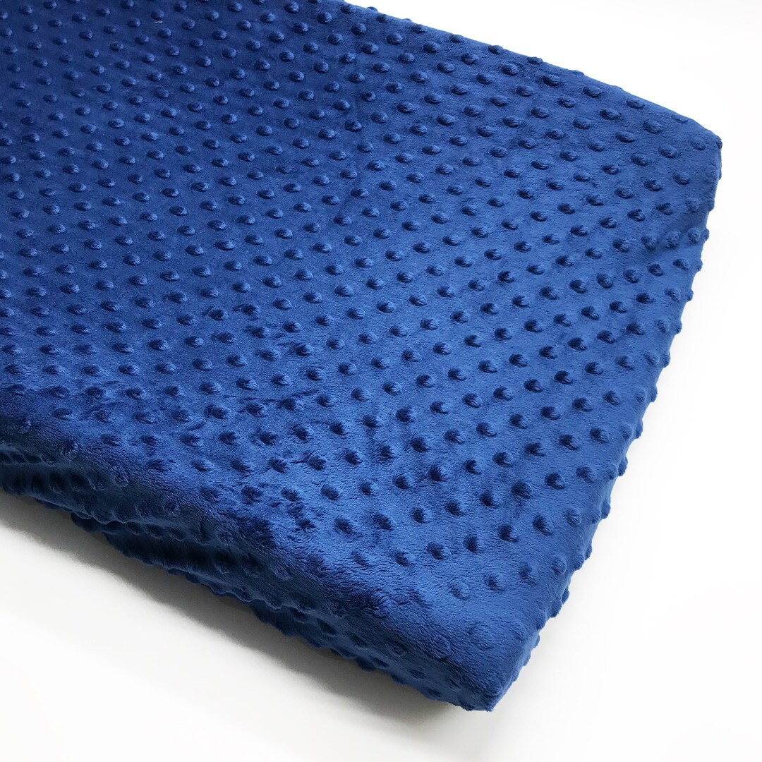 Minky Dimple Dot Changing Pad Cover Navy Quick Ship Shop - Etsy