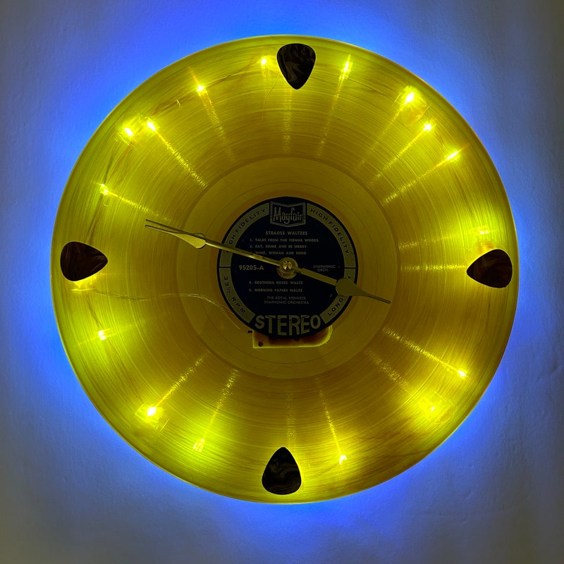 Vinyl Record Clock - Etsy