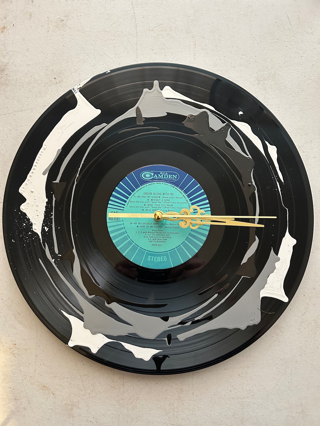 Splatter Paint Clock - Etsy