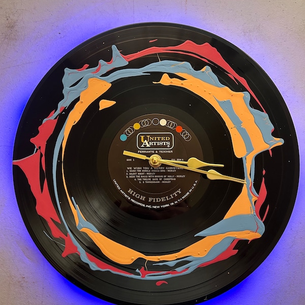 Vinyl Record Clock - Etsy