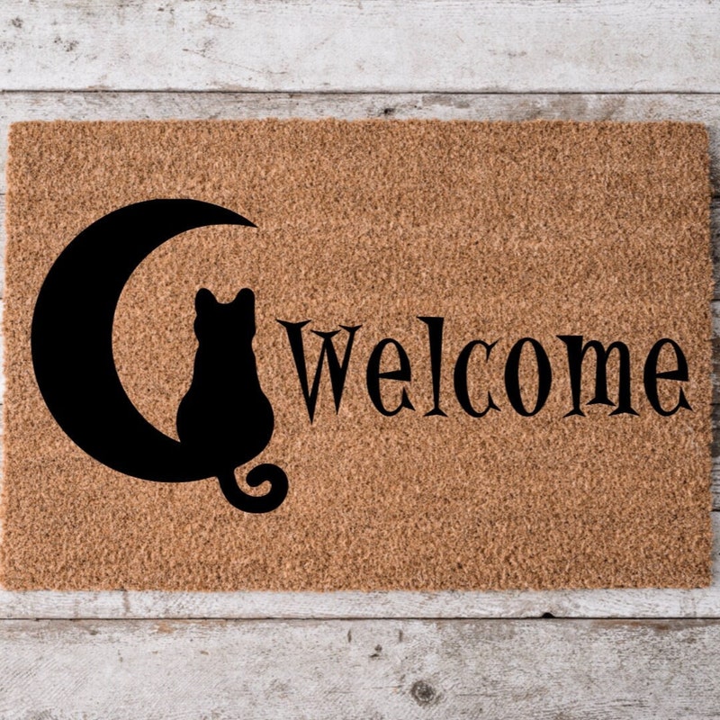 Black Cats Welcome - Etsy