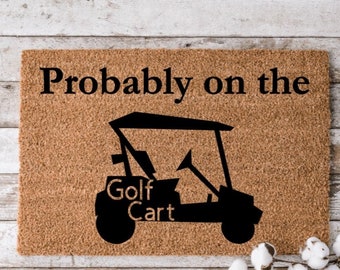 Golf Front Door Mat - Etsy