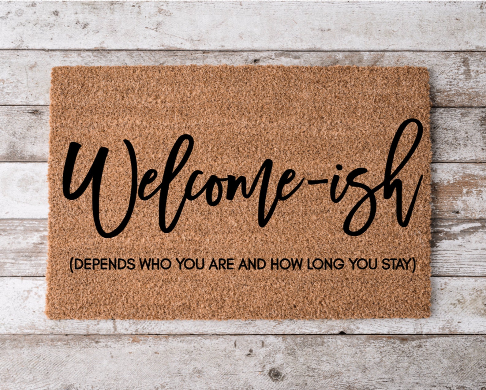 Welcome-ish Wedding Gift Custom Doormat Personalized - Etsy