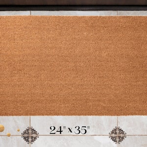 Hello Goodbye | Happy Welcome Mat | Glad You Are Here | Happy Door Mat ...