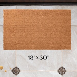 Hello Goodbye | Happy Welcome Mat | Glad You Are Here | Happy Door Mat ...