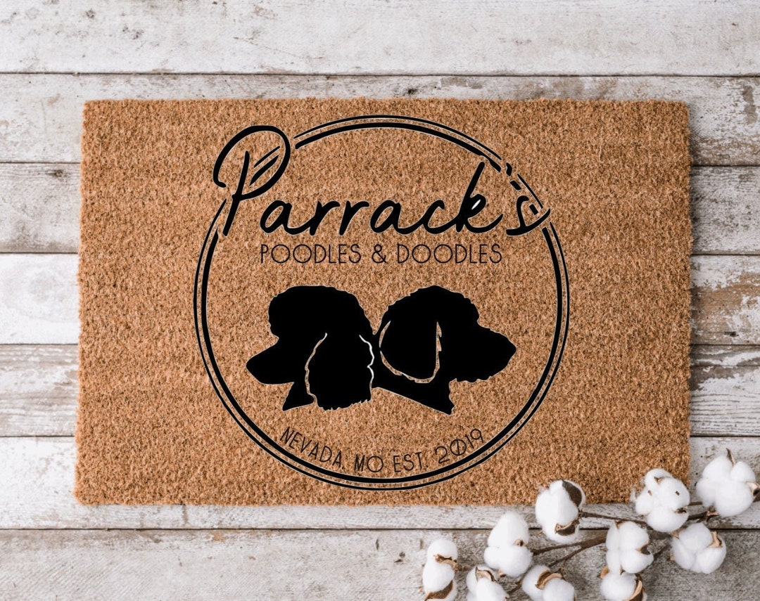 Custom Business Logo Door Mat Your Text Here Personalized Doormat ...