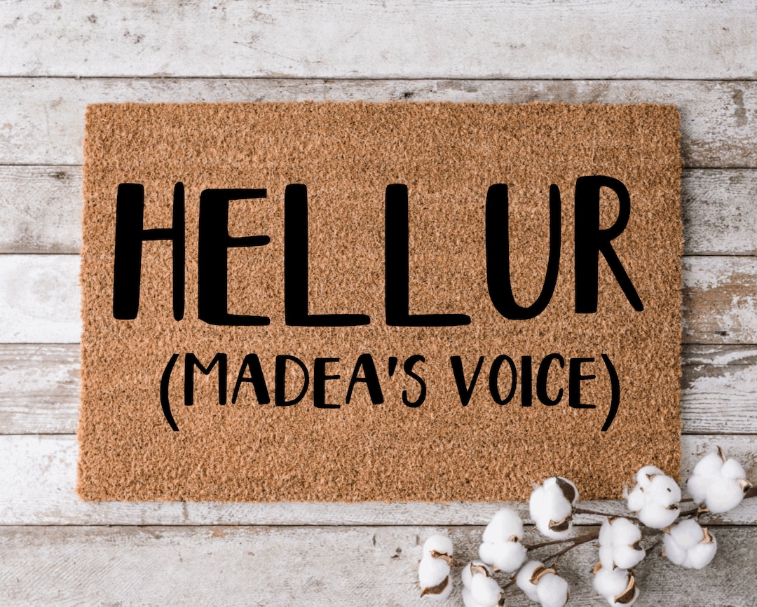Hellur Madea Doormat Custom Welcome Mat Cheerful Gift Personalized ...