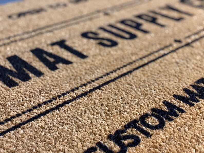 Hello Goodbye | Happy Welcome Mat | Glad You Are Here | Happy Door Mat ...