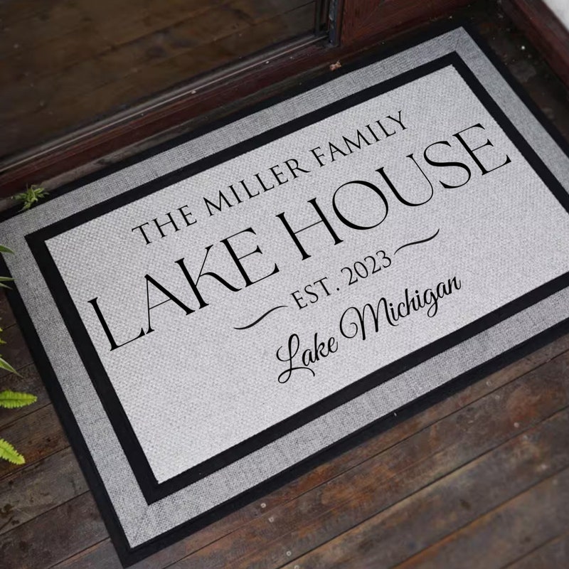 Lake House Doormat - Etsy