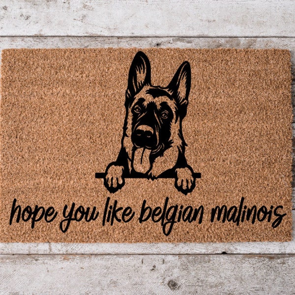 Malinois Owner Sign - Etsy