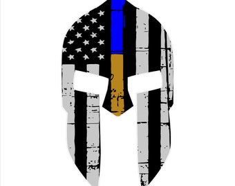 Police spartan decal | Etsy