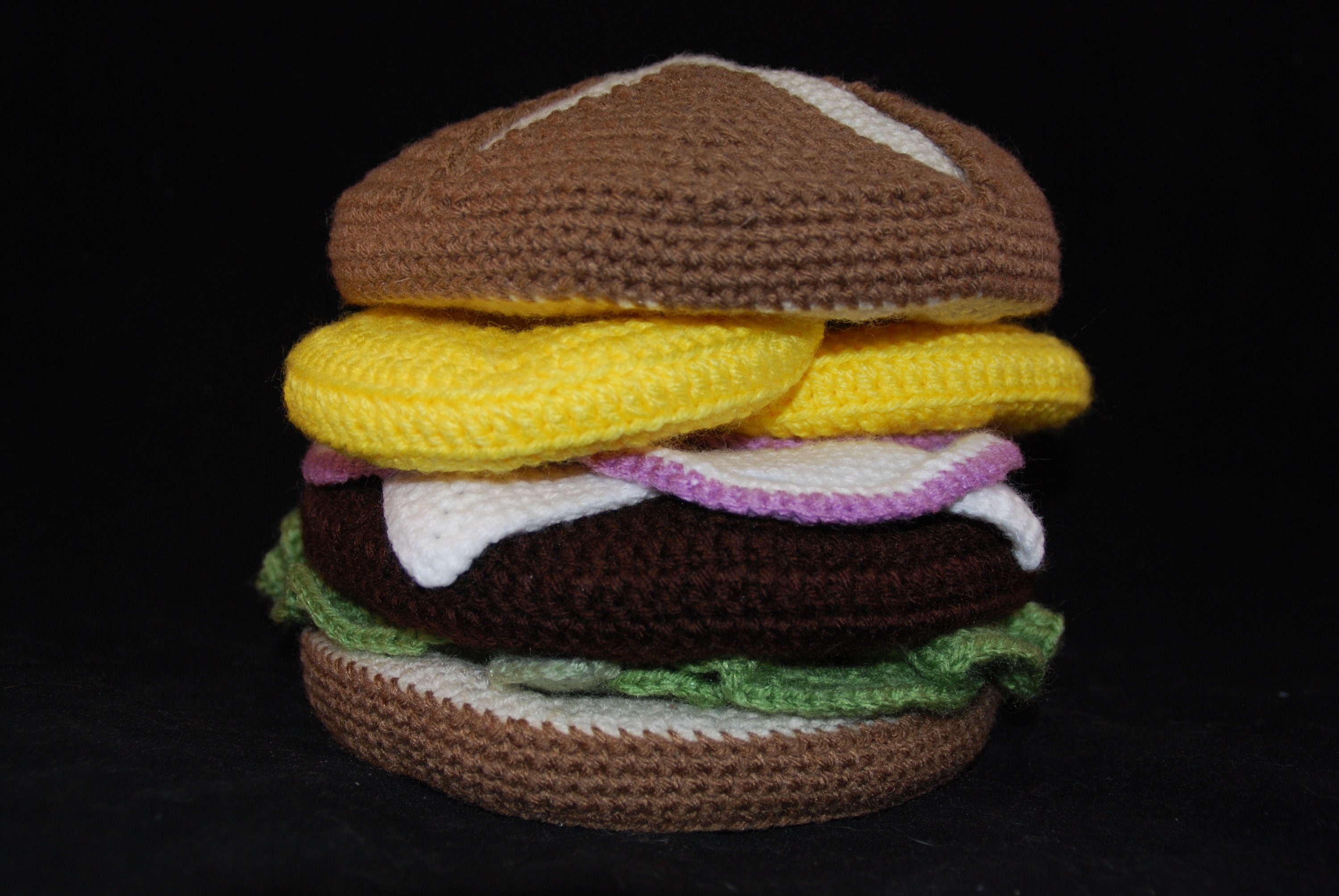 Crochet Hawaiian Burger PDF Pattern - Etsy