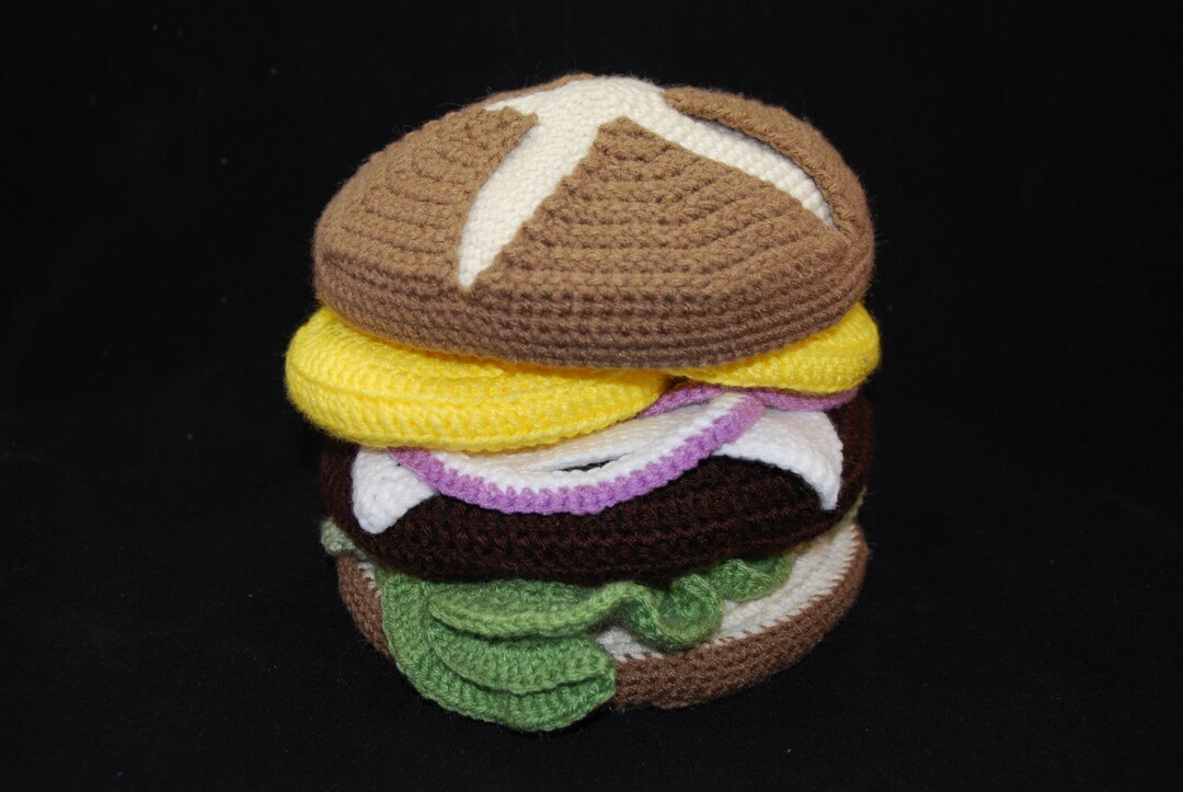 Crochet Hawaiian Burger PDF Pattern - Etsy