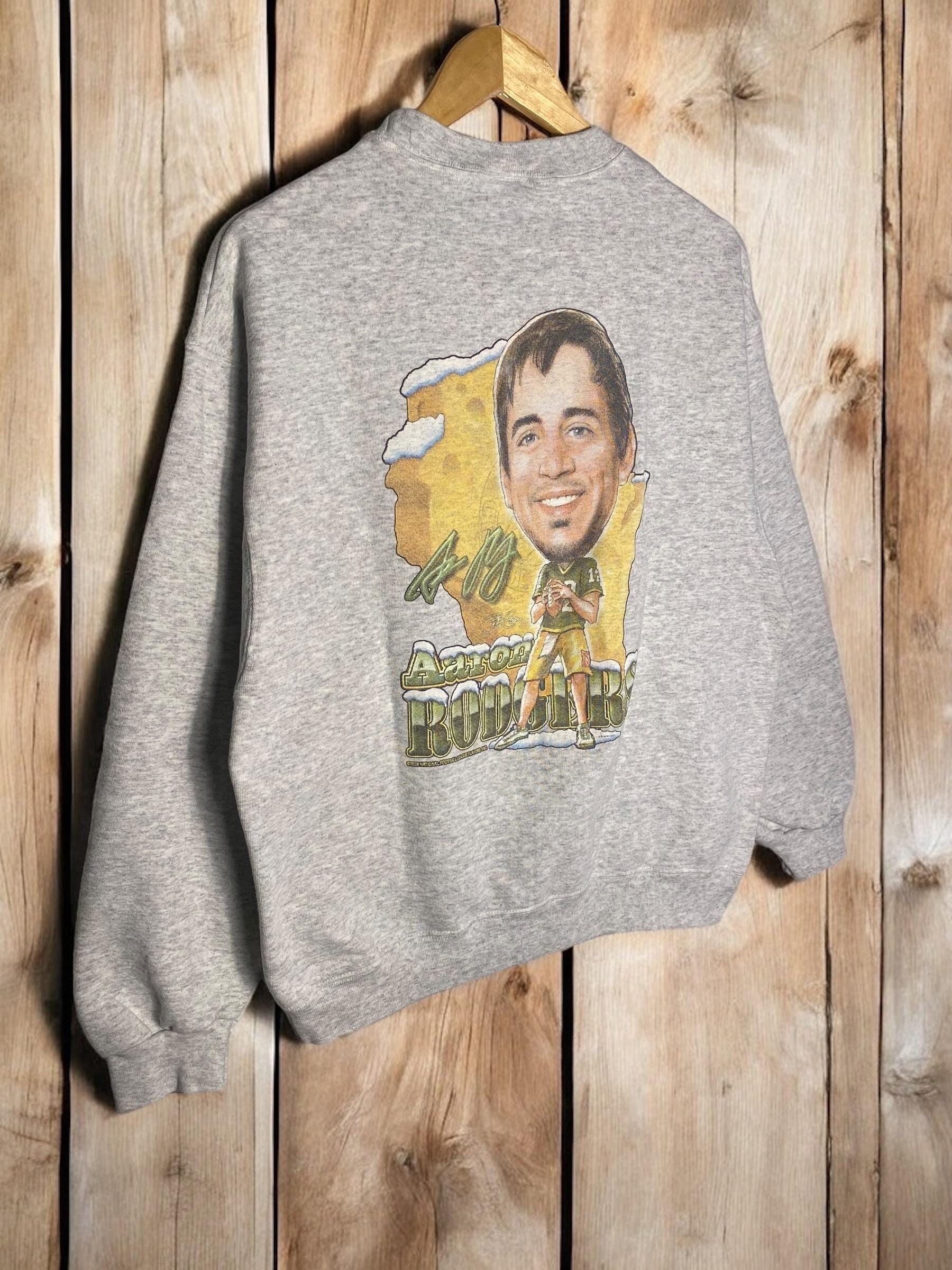 Green Bay Packers NFL Aaron Rodgers Crewneck Sweater - Etsy